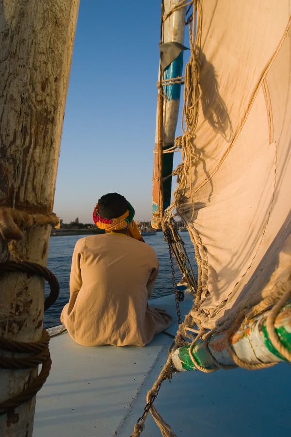Saillor stock image. Image of river, ship, leave, sailboat - 1869221