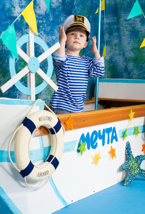 Sailor Boy stock photo. Image of nautical, hipster, happy - 97801976