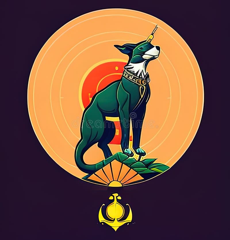 Sailor Design Style Logo Print. Generative AI. Stock Illustration ...