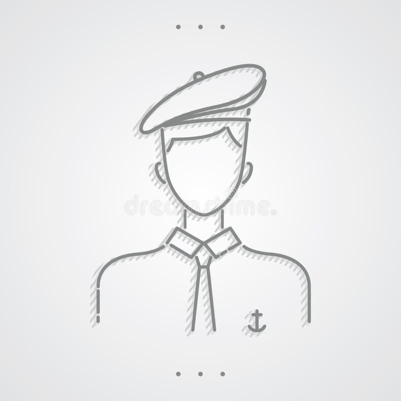 Sailor. Vector Illustration Decorative Design Stock Vector ...