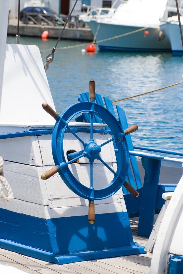 Sailor wheel stock photo. Image of sail, brown, ship, marine - 5336806