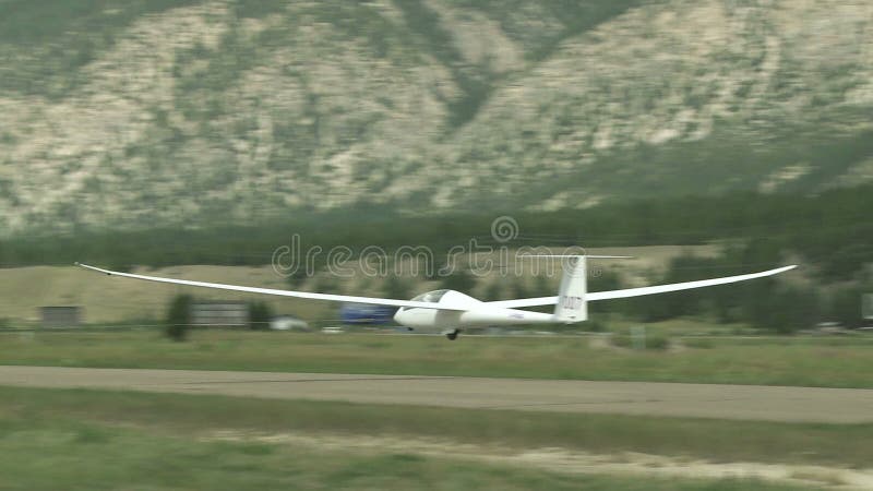 Sailplane taking off stock video. Video of airplane, wings - 42189009