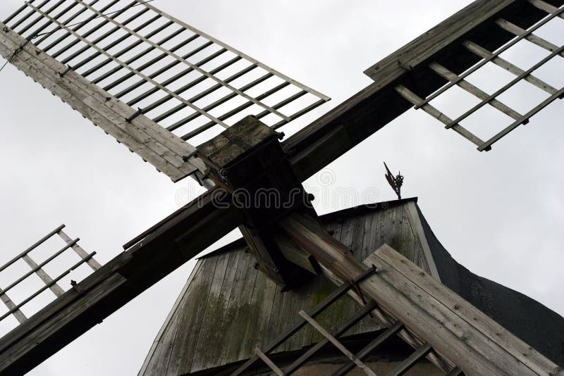Sails of a windmill stock photo. Image of travel, gotland - 21470058