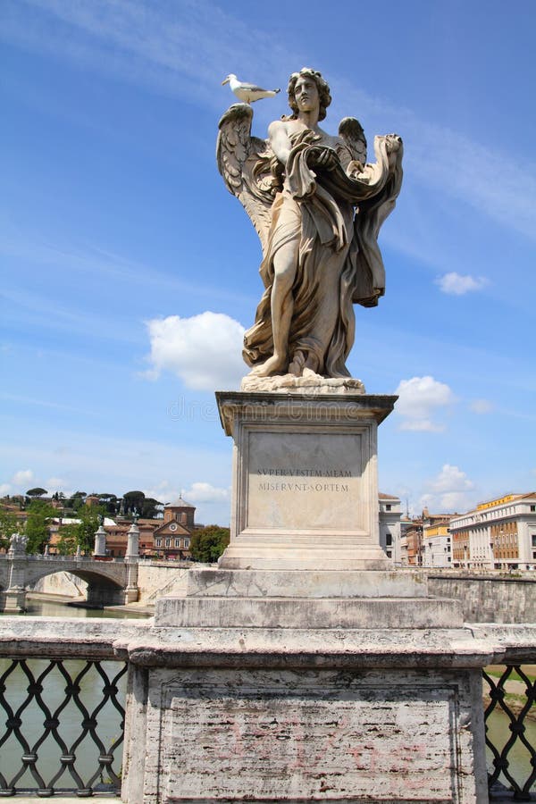 Saint Angel Bridge stock photo. Image of landmark, destination - 22776846