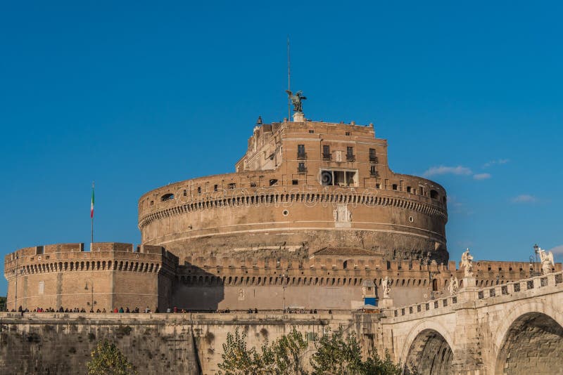 Saint Angelo castle stock image. Image of landmark, european - 108329465