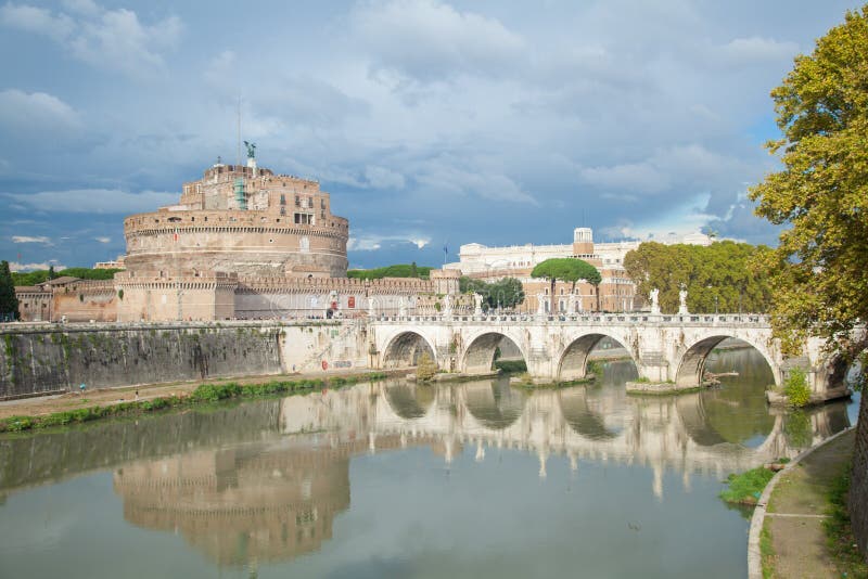The Saint Angelo Castle stock image. Image of cherch - 57315259