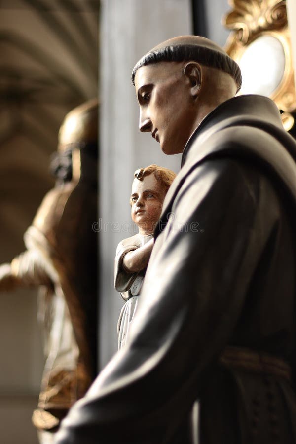 Saint Anthony. stock image. Image of jesus, religious - 13170969