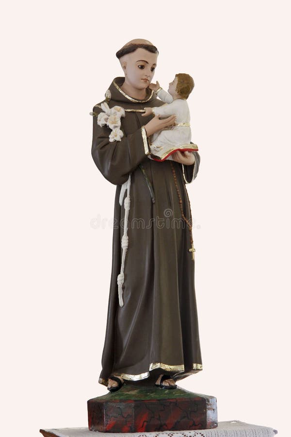 Santo Antonio Catholic Image Stock Photo - Image of catholic ...