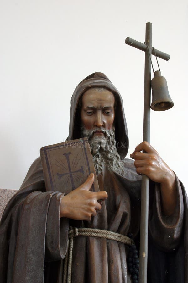 Saint Anthony the Great stock image. Image of artwork - 90223229