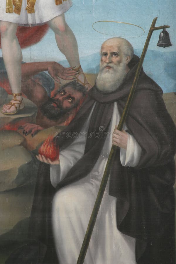 Saint Anthony the Great stock image. Image of color, beauty - 90223145