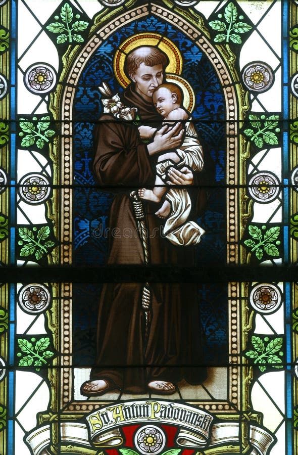 129 Saint Anthony Stained Glass Stock Photos - Free & Royalty-Free ...