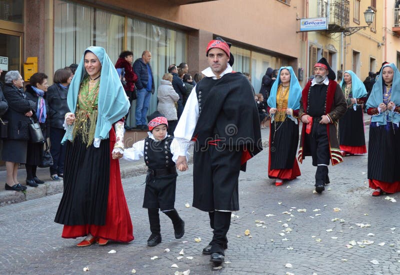 Saint Antioco, Sardinia - 04.16 Editorial Stock Image - Image of person ...