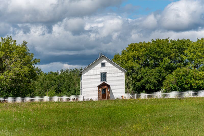 Saint Antoine De Padoue Roman Catholic Rectory, Batoche Stock Photo ...
