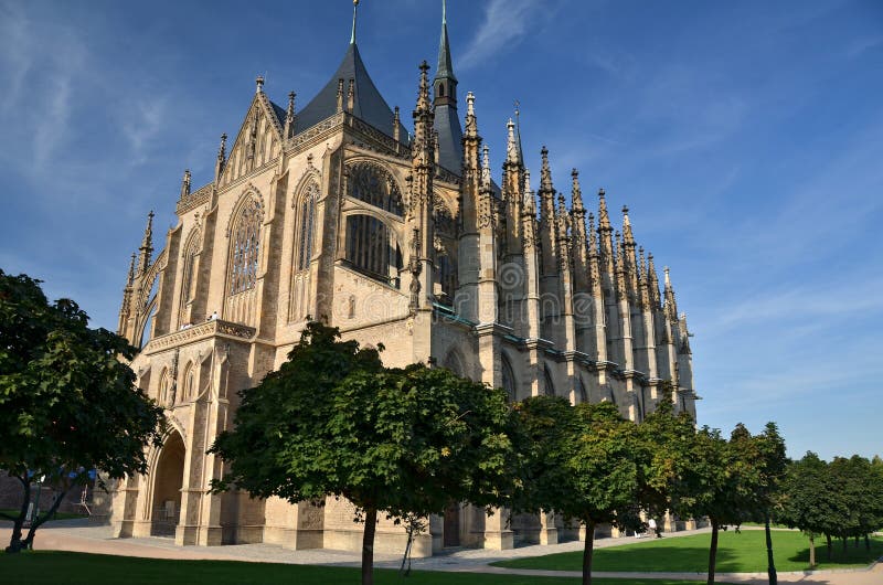Saint Barbara Church stock image. Image of facade, european - 29536229