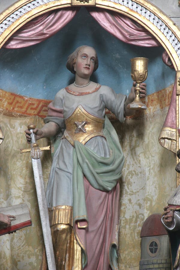 Saint Barbara stock image. Image of chapel, christian - 91108469