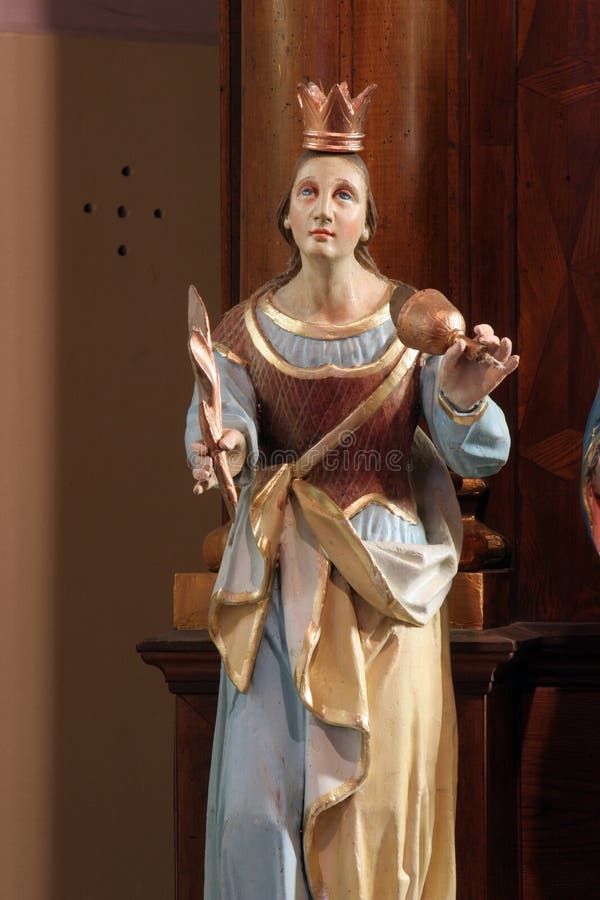 Saint Barbara stock image. Image of cathedral, gospel - 91108735