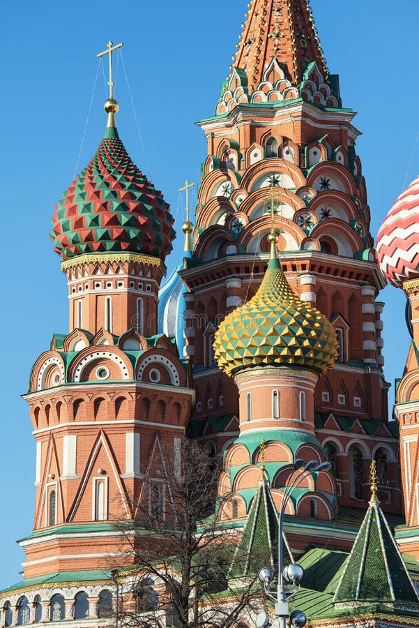 Saint Basil Cathedral stock image. Image of close, gold - 51874327