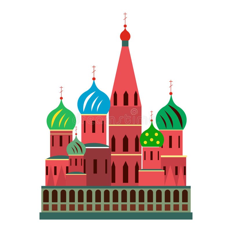 Saint basil cathedral stock vector. Illustration of cathedral - 23883021