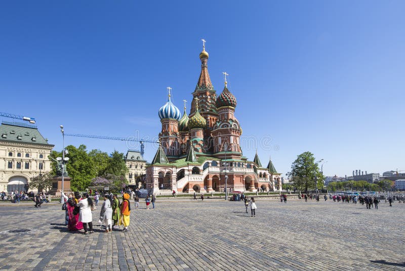 Saint Basil Cathedral Temple of Basil the Blessed, Red Square, Moscow ...