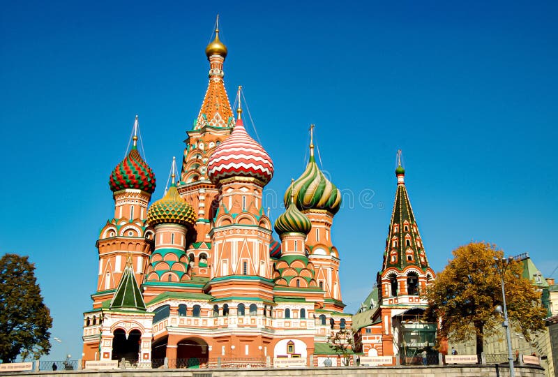 Saint Basil’s Cathedral Russia-Moscow Stock Image - Image of building ...