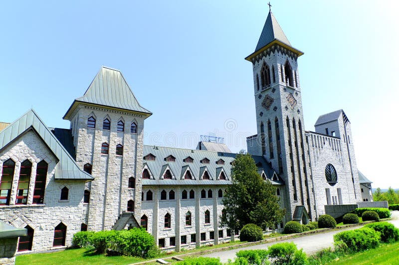 Saint Benedict Abbey stock photo. Image of christian - 50096572
