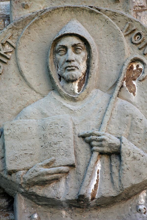 Saint Benedict Medall Symbols Editorial Image - Image of symbol ...