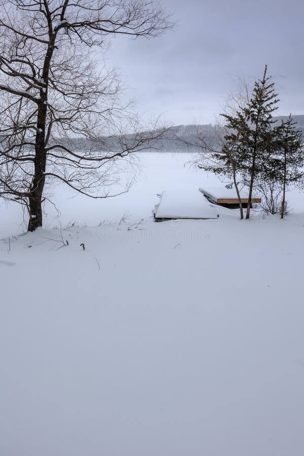 Saint-Bruno National Park, Canada Quebec Stock Image - Image of winter ...
