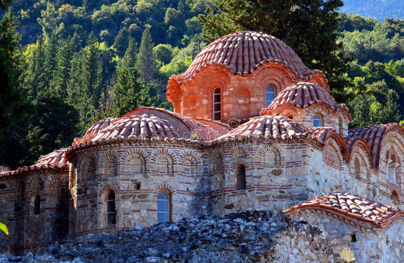 Saint Dimitrios Orthodox Metropolis at Mystras Archaeological Site ...