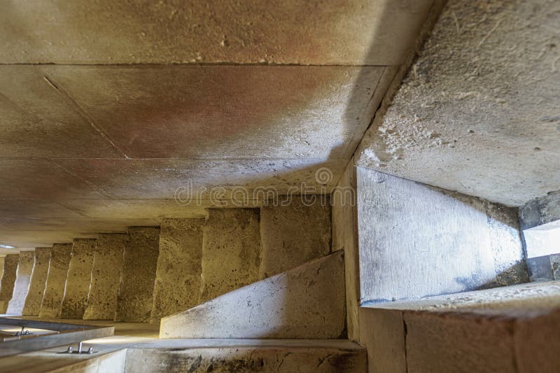Saint Domnius Bell Tower Interior Stone Steps Stock Photo - Image of ...