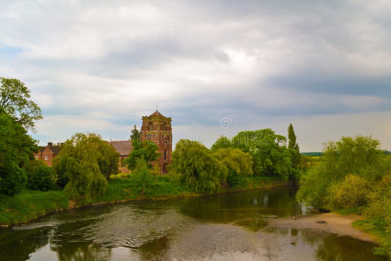 Atcham, Shropshire, England, UK Stock Photo - Image of architecture ...
