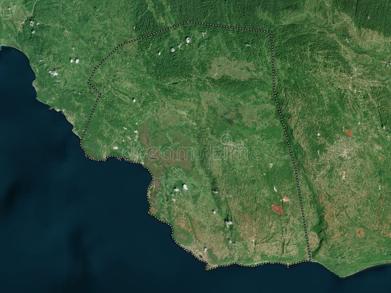Saint Elizabeth, Jamaica. Low-res Satellite. No Legend Stock ...