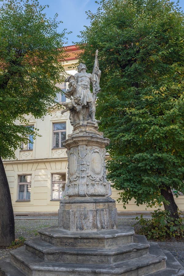 Saint Florian Statue - Olomouc, Czech Republic Stock Image - Image of ...