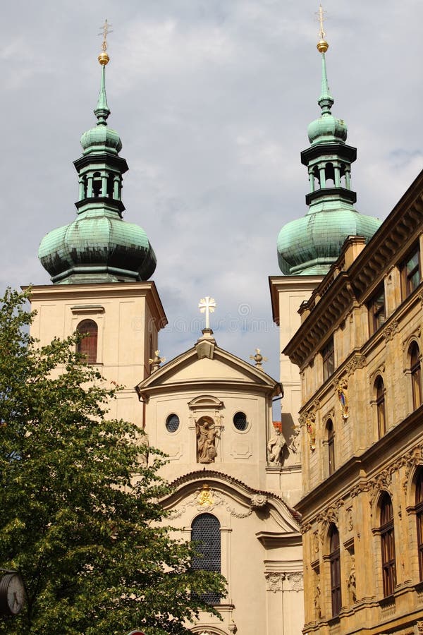 Church of St. Gallus in Prague, Czech Republic Stock Image - Image of ...