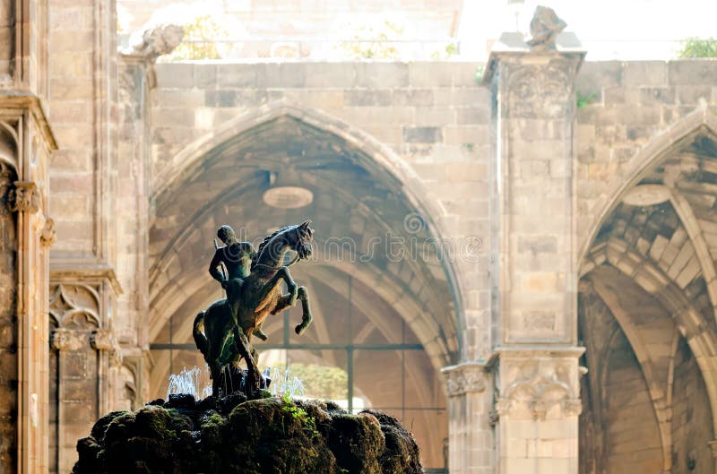 Saint George stock image. Image of george, spain, detail - 28486933