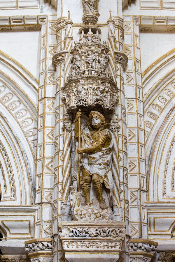 Saint George Sculpture in Cordoba Editorial Stock Photo - Image of ...