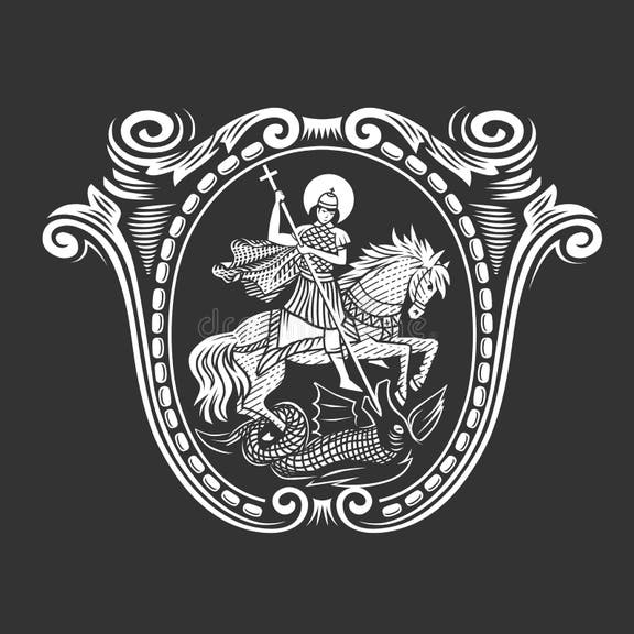 Saint George. Vector Illustration Stock Vector - Illustration of georgi ...