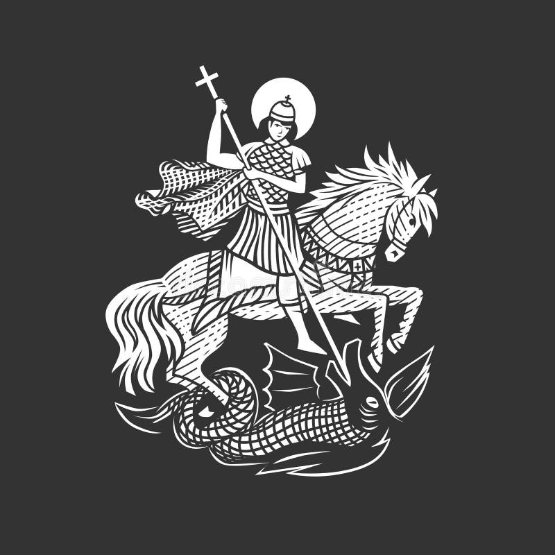 Saint George. Vector Illustration Stock Vector - Illustration of ...