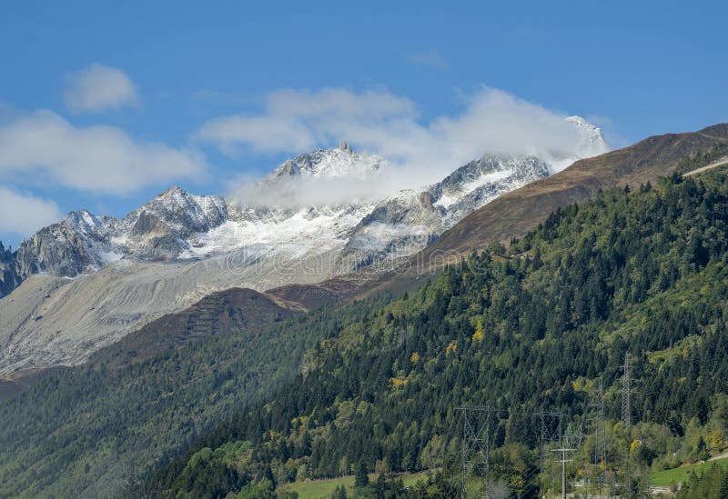 Saint-Gotthard Massif stock photo. Image of forest, massif - 365574244