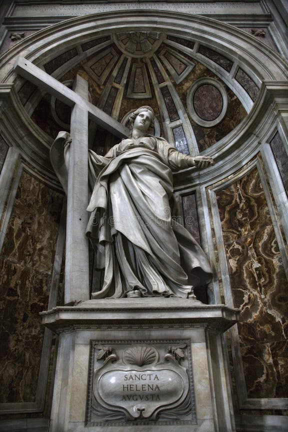 Saint Helena Statue Inside Saint Peter S. Editorial Image - Image of ...