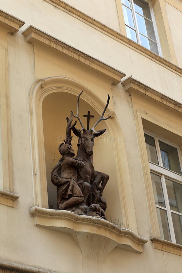 Sculpture Saint Hubert Deer Stock Photos - Free & Royalty-Free Stock ...