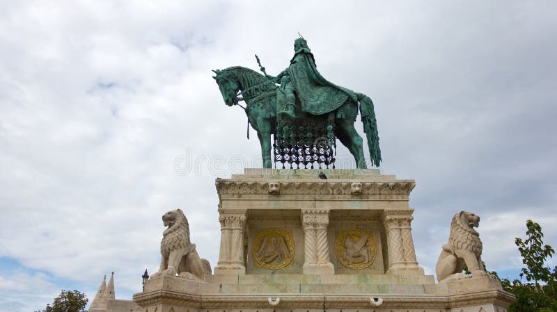 Saint Istvan Statue stock photo. Image of istvan, king - 25217968