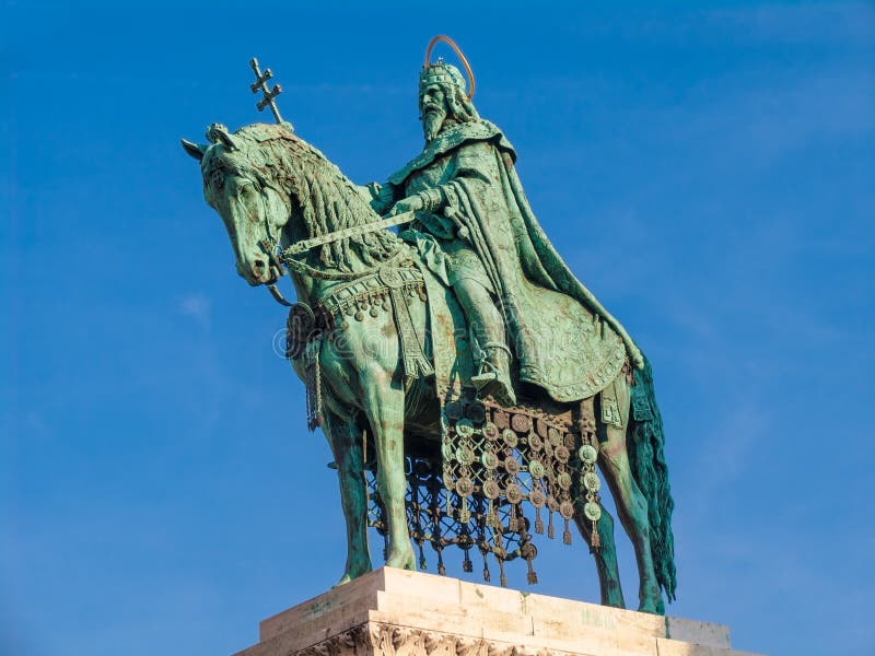 Saint Istvan statue stock image. Image of saint, ages - 35883427