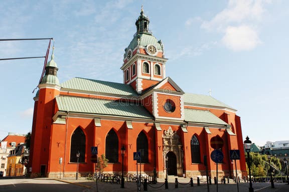 Saint Jacob s Church stock photo. Image of gate, gamla - 6887132