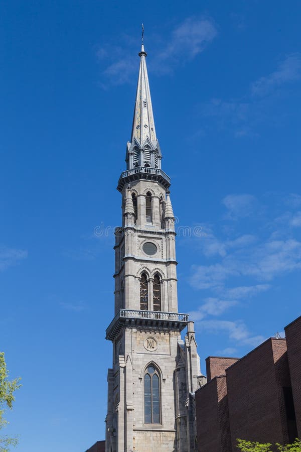 Saint-Jacques Cathedral in Montreal Editorial Photography - Image of ...