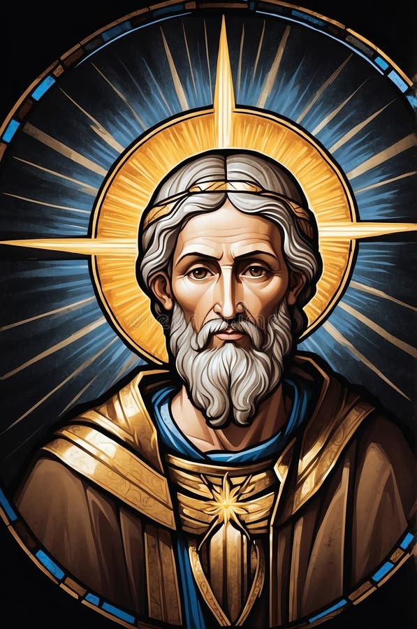 Saint James the Lesser Stylized Portrait Drawing of Co Ai Generated ...