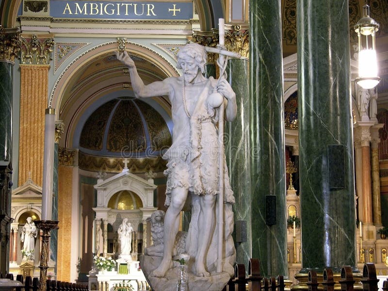 Saint Jean Baptiste NYC stock image. Image of prayer - 15631231