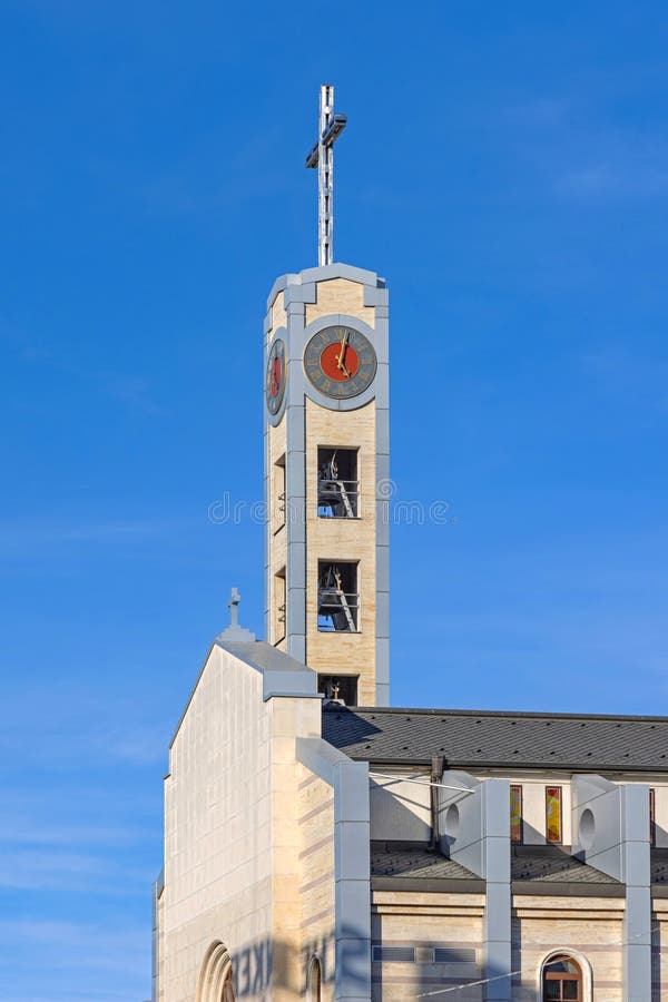 Saint Joseph Cathedral Tower Stock Image - Image of bulgaria, structure ...