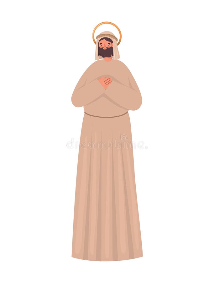 Saint joseph icon stock vector. Illustration of saintjoseph - 233114029