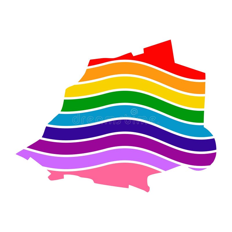 City Swoosh Silhouette Rainbow Map Stock Illustrations – 8 City Swoosh ...