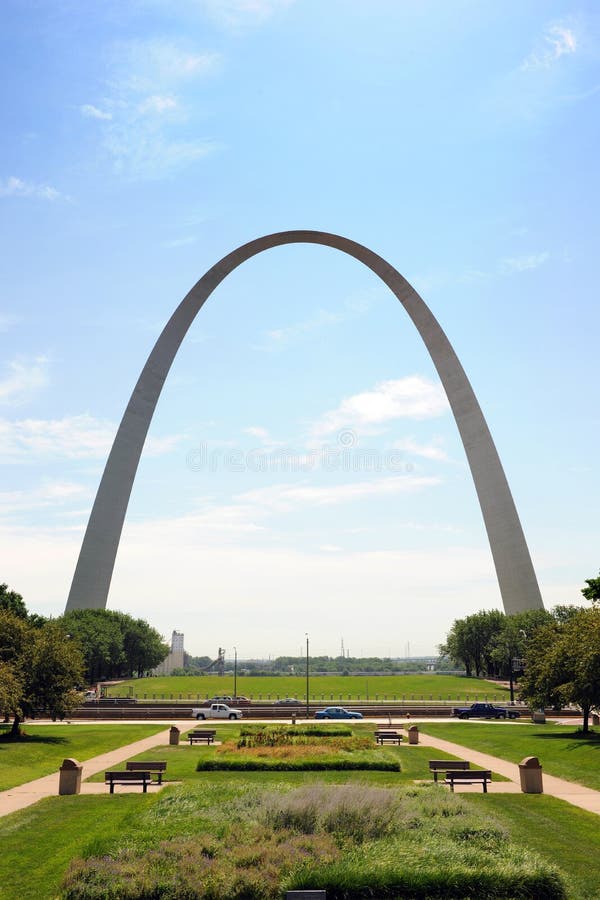 Saint Louis Arch stock photo. Image of attraction, urban - 15875476